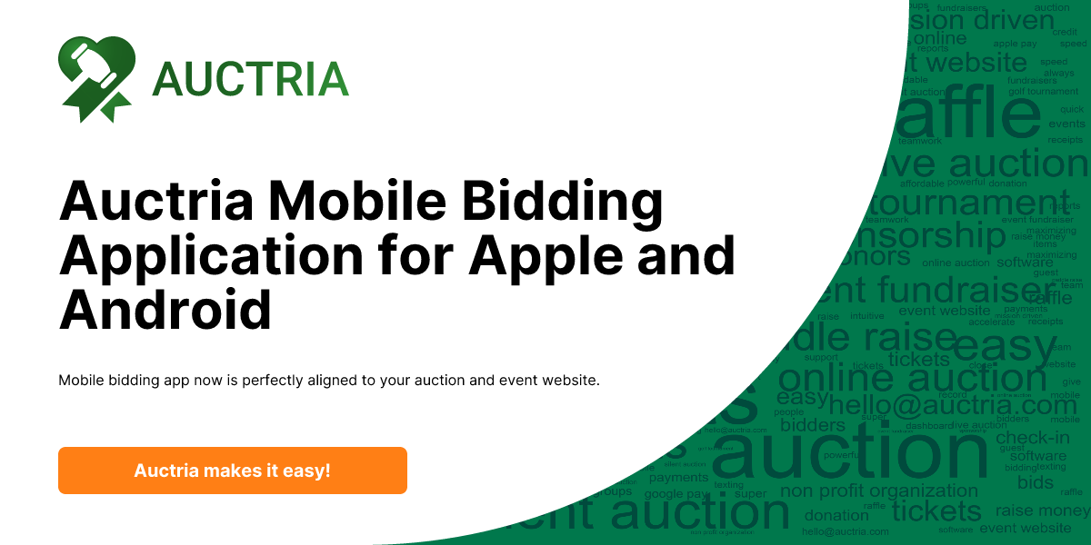 Auctria Mobile Bidding Application for Apple and Android | auctria-landing